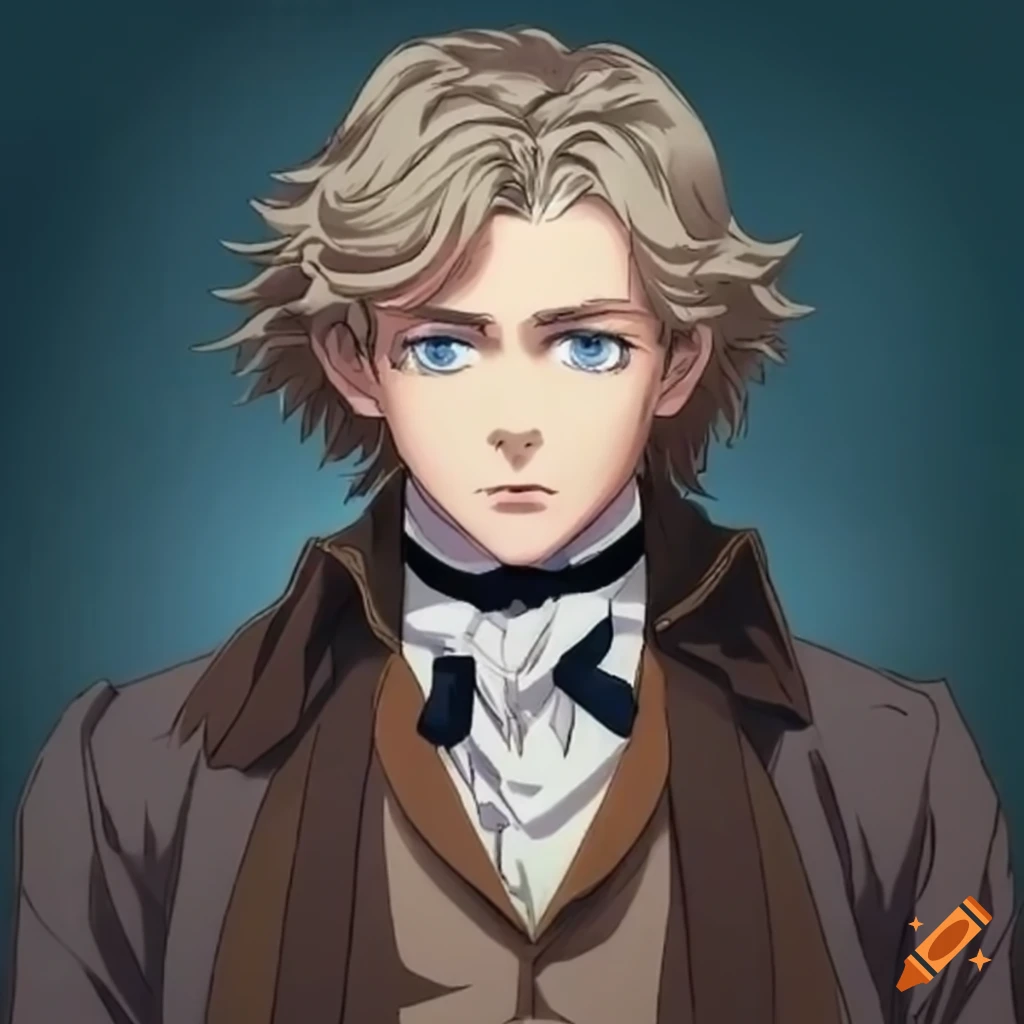 Anime depiction of joseph smith on Craiyon