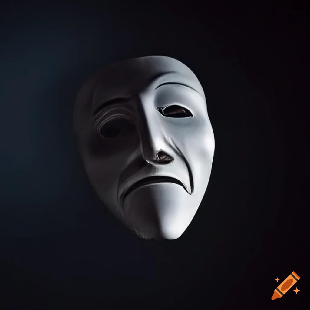 Comedy mask on Craiyon