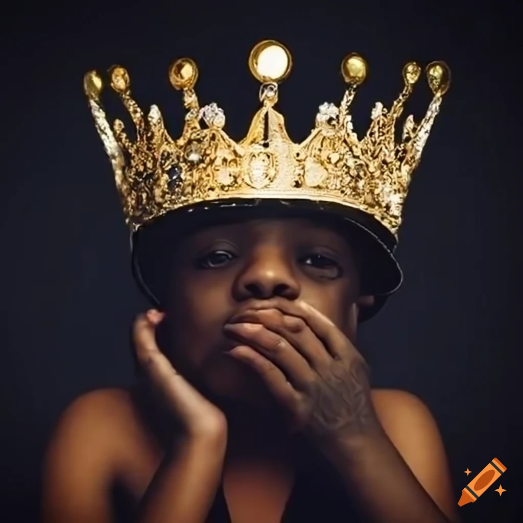 Hip hop crown on Craiyon