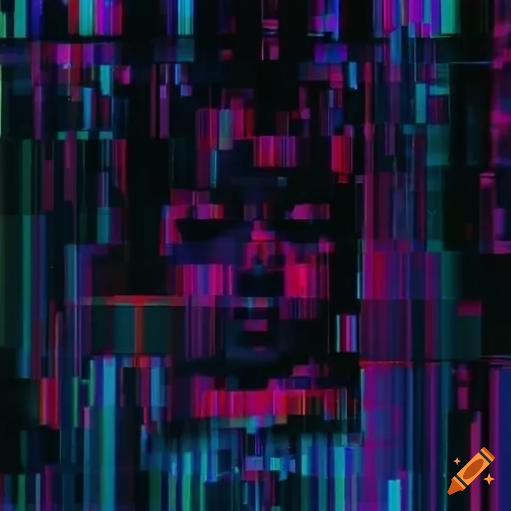 Vhs glitch tape filter on Craiyon