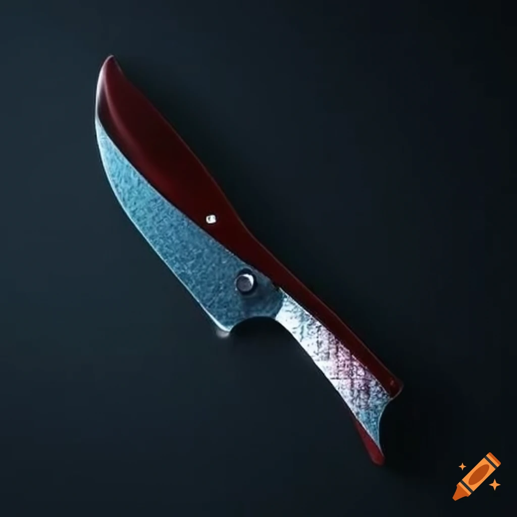 Close-up of a sharp object on Craiyon