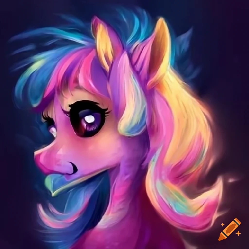 My little pony character original design full body detailed on Craiyon