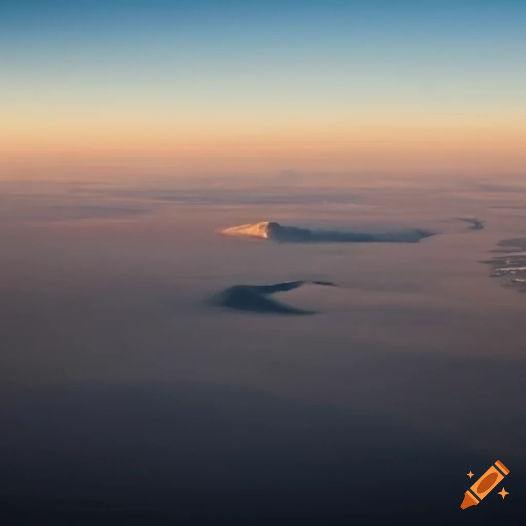 City in the distance across a flat plain on Craiyon