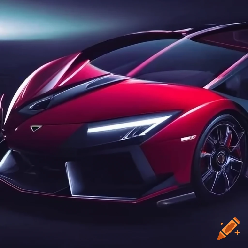 Custom car design combining elements of lamborghini venono and rolls ...