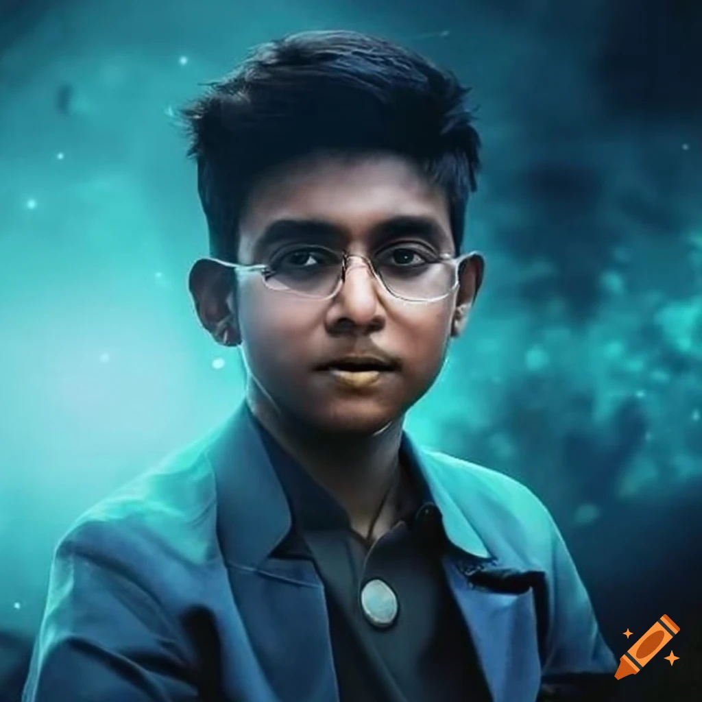 Aariz on a scientific adventure with his mentor on Craiyon