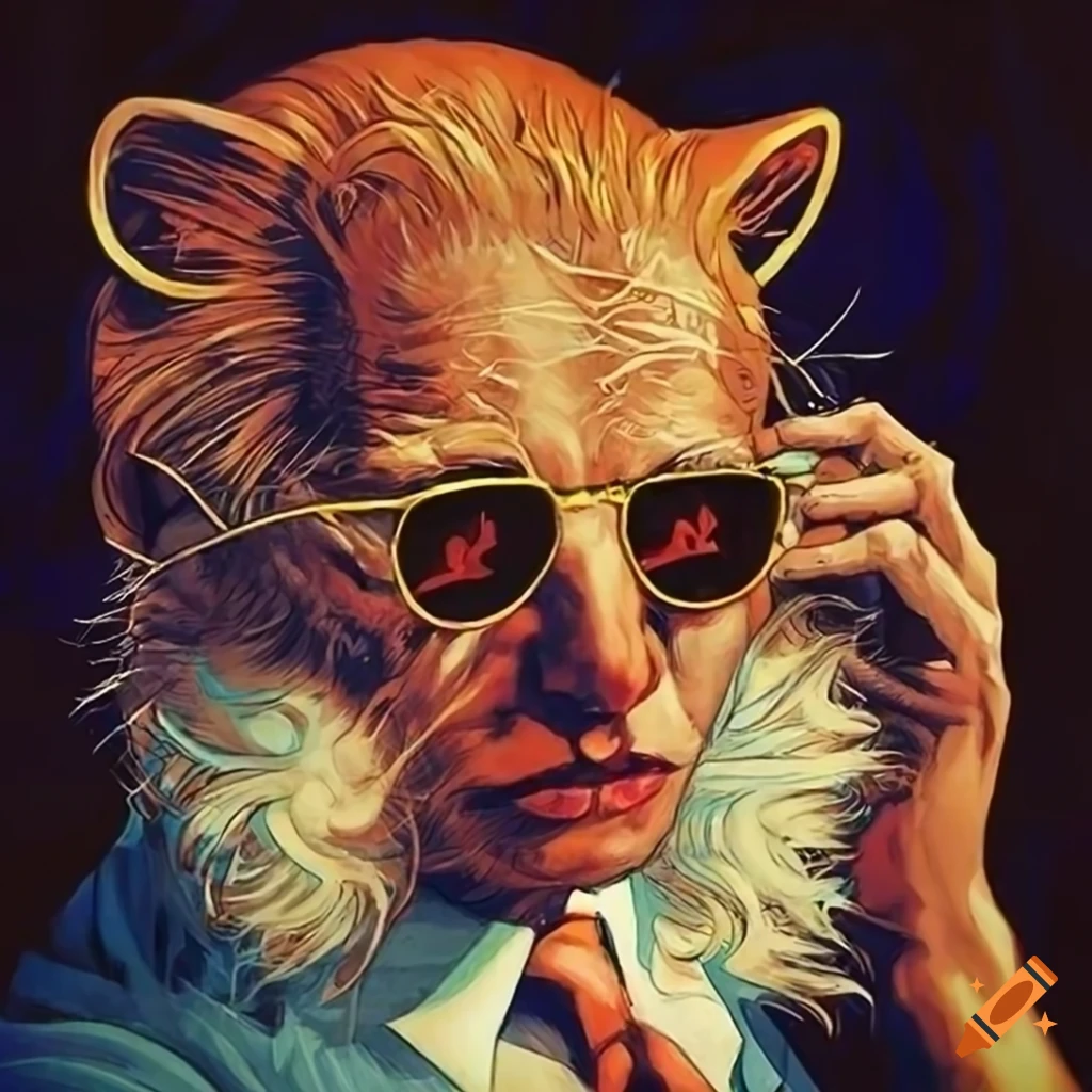 Illustration from Noir graphic novel inspired by Rockwell, LSD cat ...