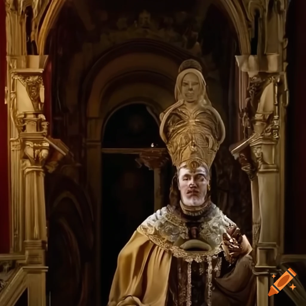 Saint statue or painting on Craiyon