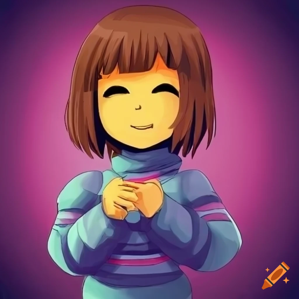 Adorable depiction of Undertale's characters Frisk and Chara with ...