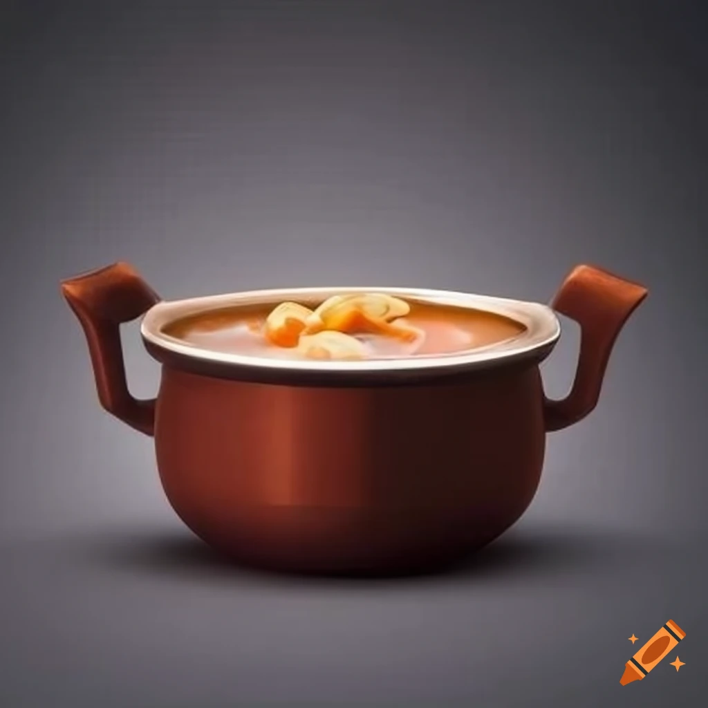Pot of soup on Craiyon