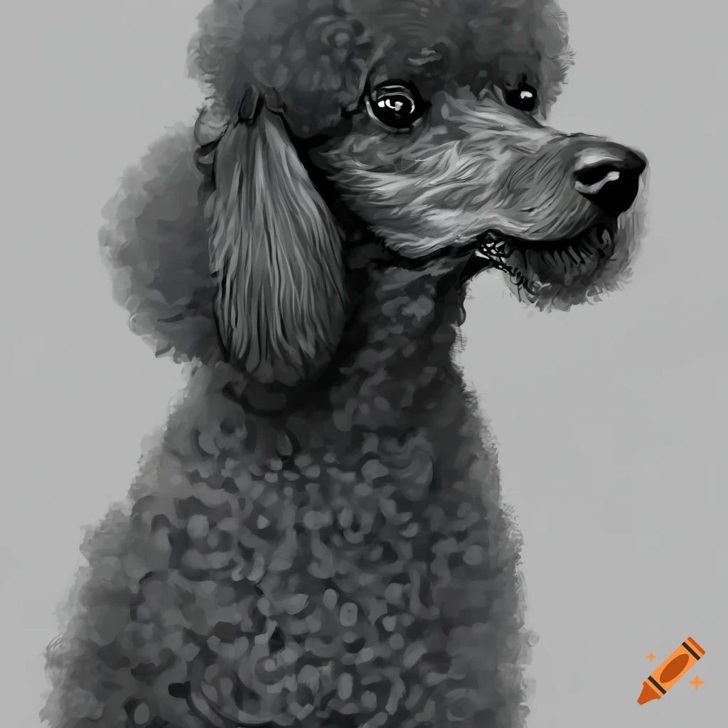 Poodle on Craiyon