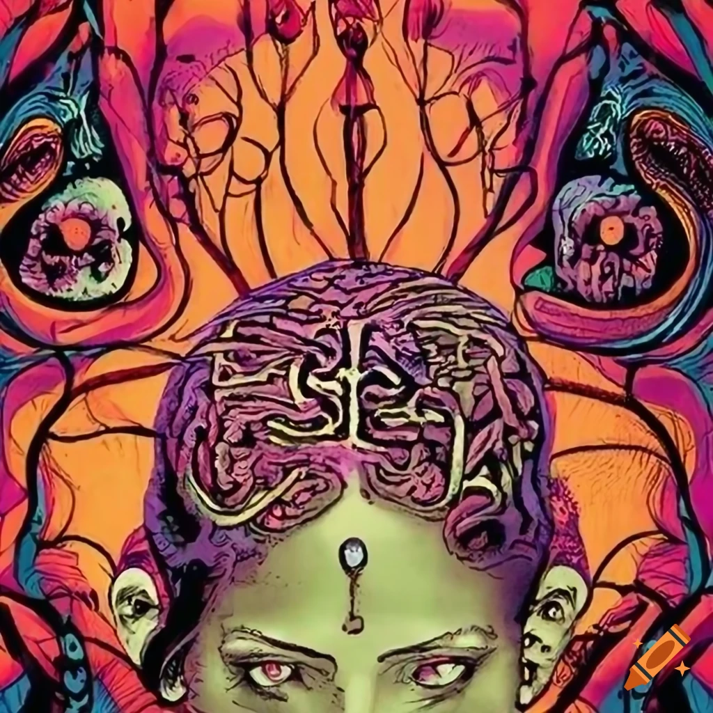 Flora inspired graphic novel illustration from LSD Labyrinth by Norman ...