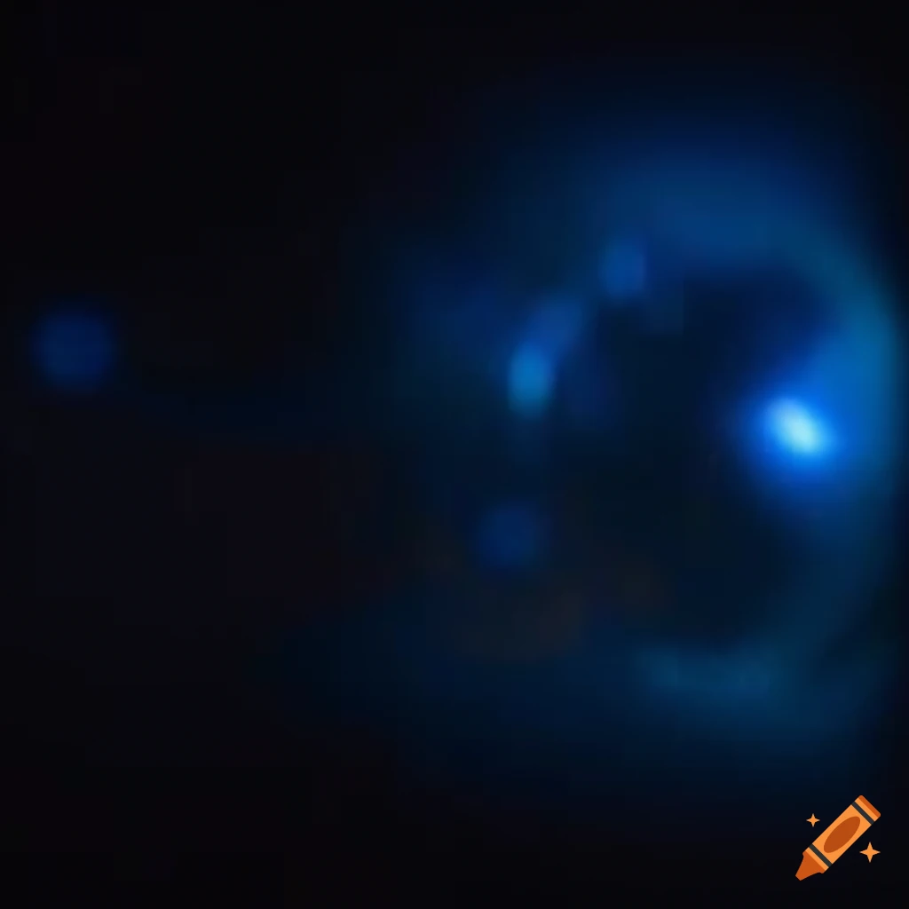 Dimensional rift in unusual landscape on Craiyon