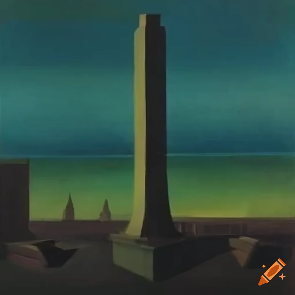 Composition inspired by rene magritte and victor muller on Craiyon