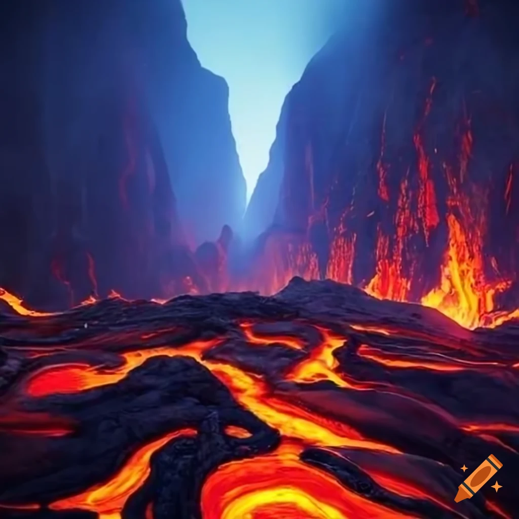 Lava world on Craiyon