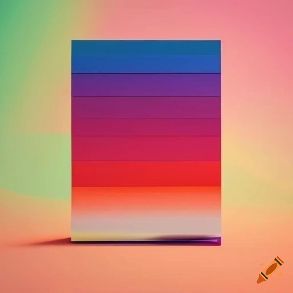 Colorful poster template with boxes on Craiyon