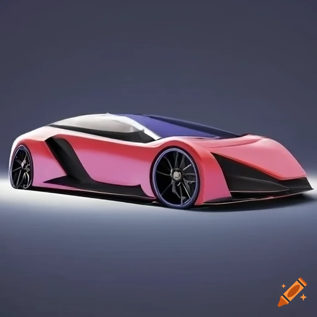 Hyper car concept design on Craiyon