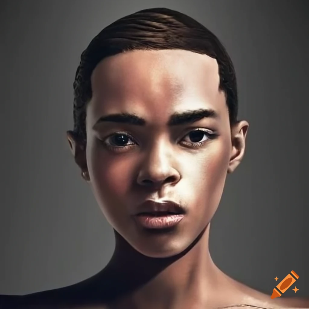 Portrait view on Craiyon