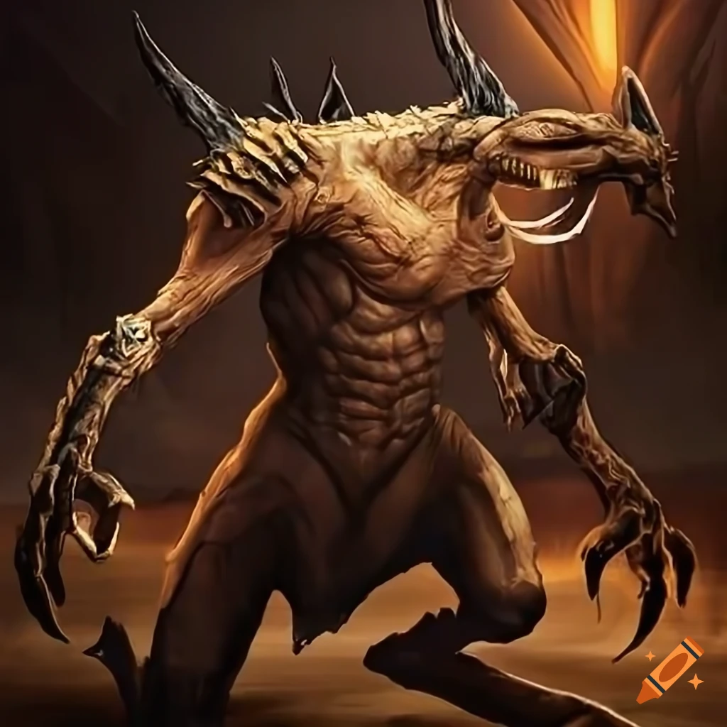 Deathclaw on Craiyon