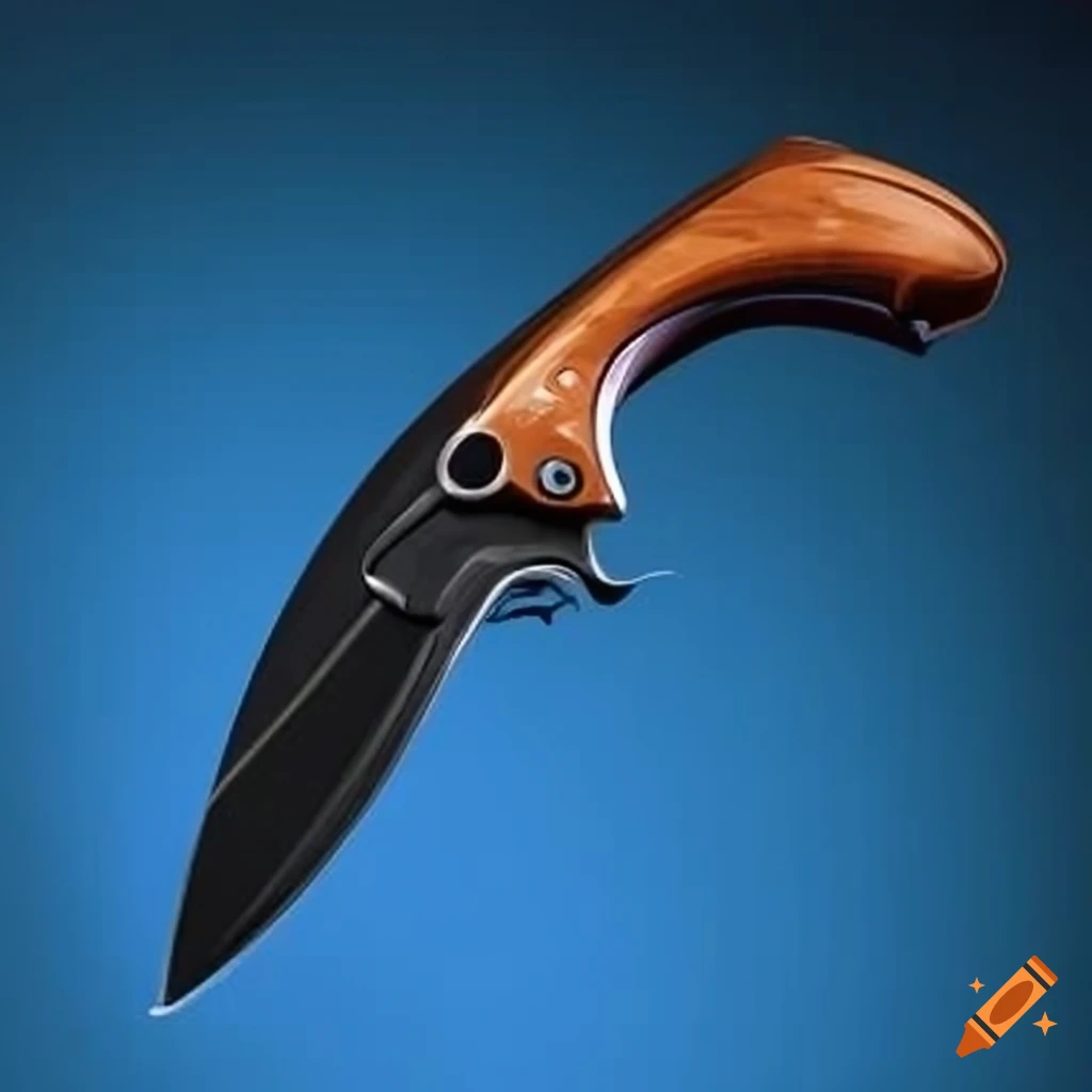 Close-up of a sharp object on Craiyon