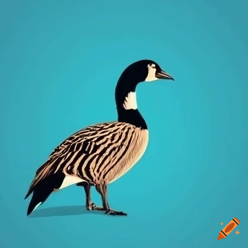 Minimalist logo of a hawaiian nene bird for a birdwatching company on ...