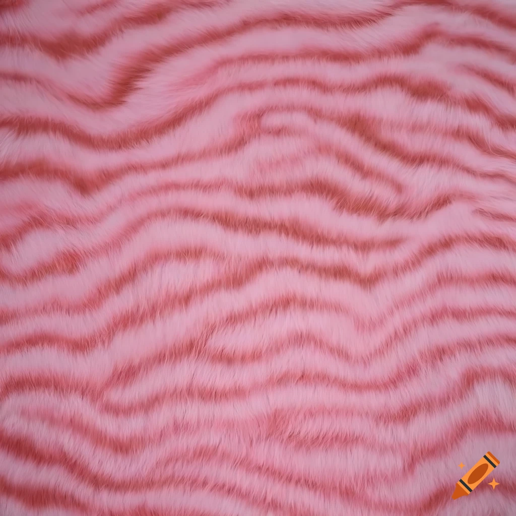 Pastel pink tiger stripes fur texture on Craiyon