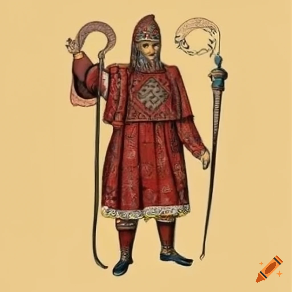 Traditional slavic culture representation on Craiyon