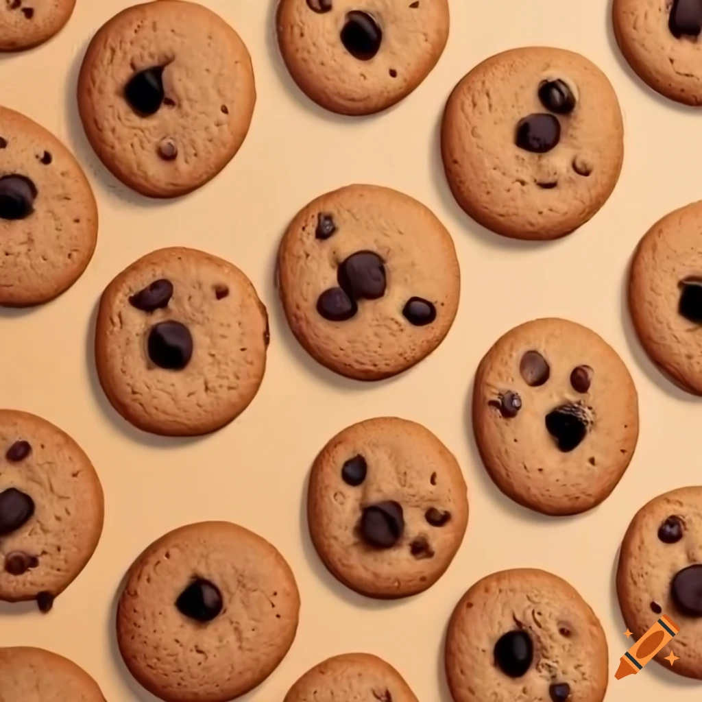 Cookie pattern on Craiyon