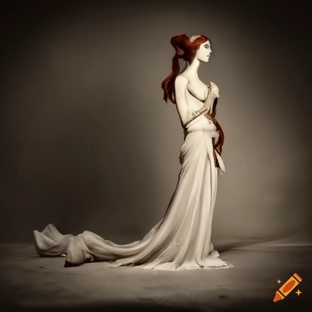 Greek goddess of memory and protectress of the Muses on Craiyon