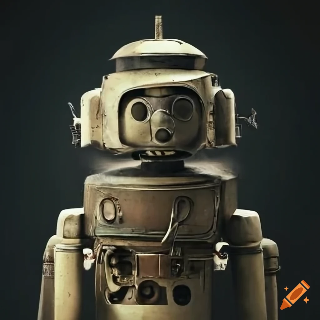 High resolution photograph of 1920s secret japanese army robot project ...