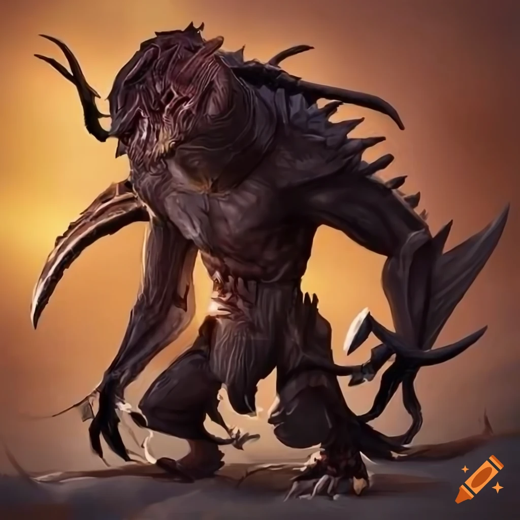 Deathclaw on Craiyon