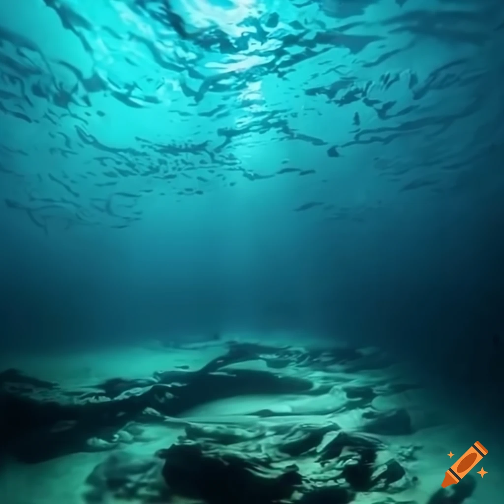 Underwater scenery on Craiyon