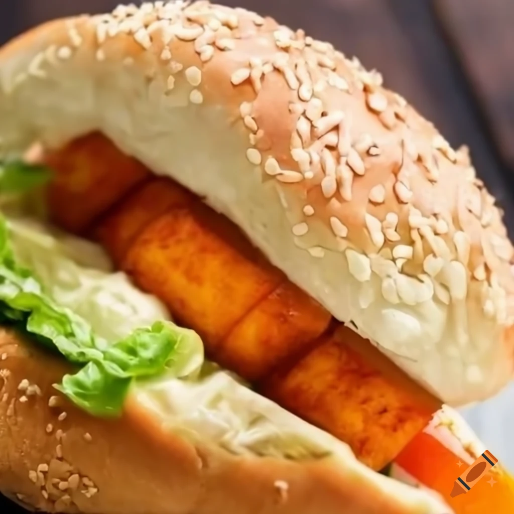 Paneer burger on Craiyon