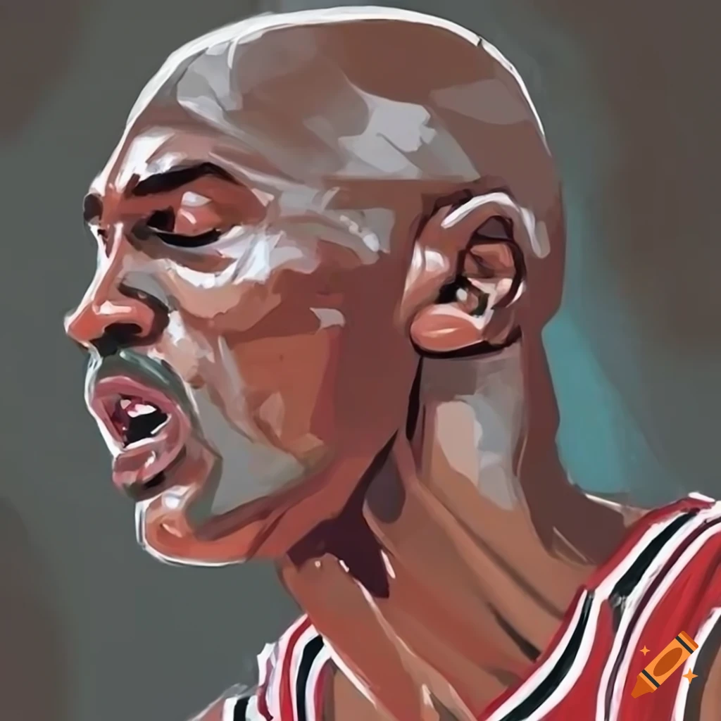 Michael jordan sketch on Craiyon