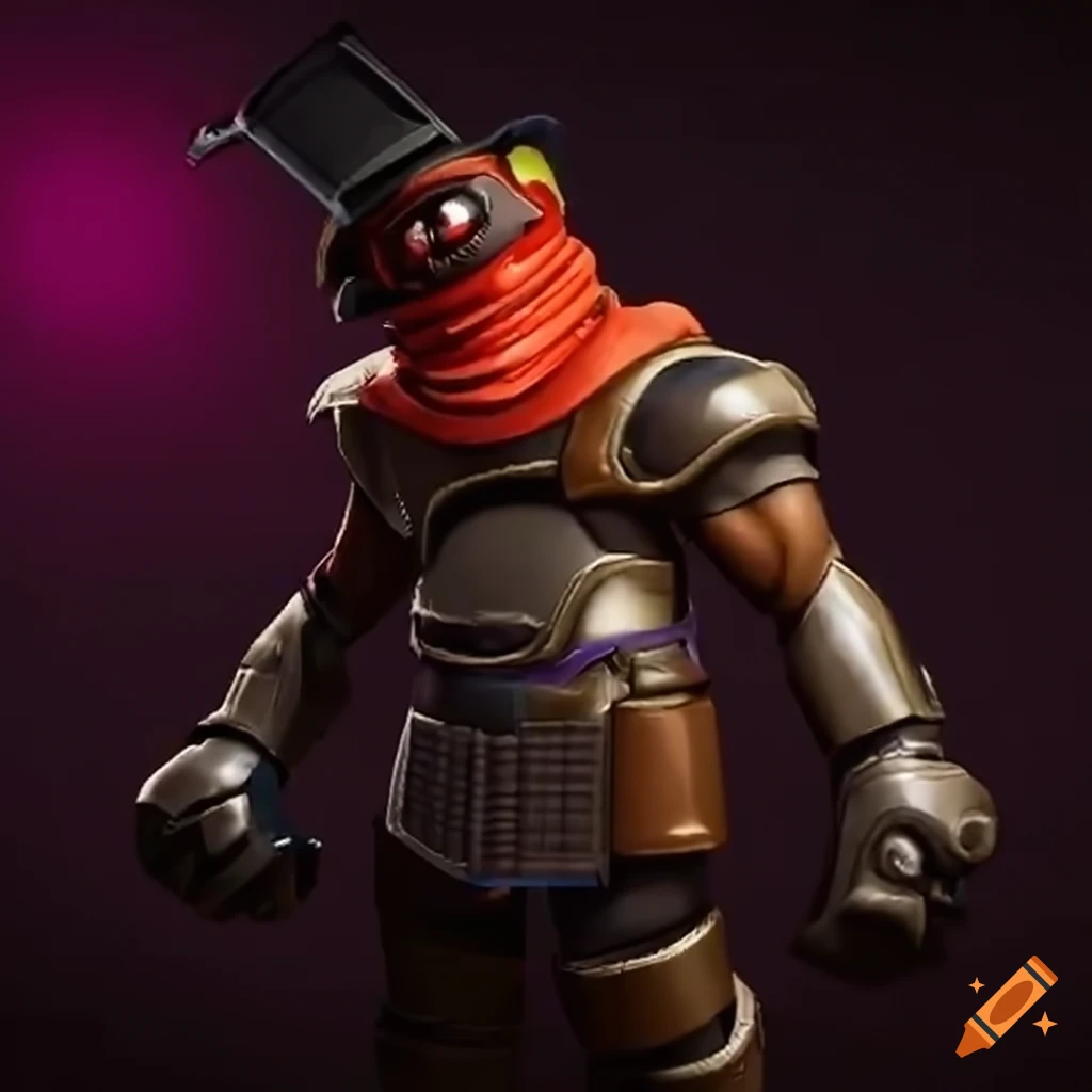 Spamton NEO and Demoman battling in a virtual arena on Craiyon