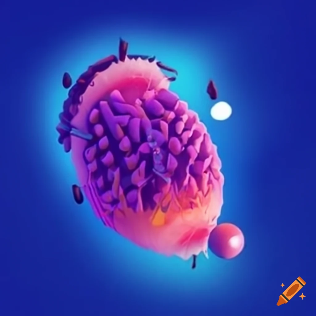 Microscopic view on Craiyon