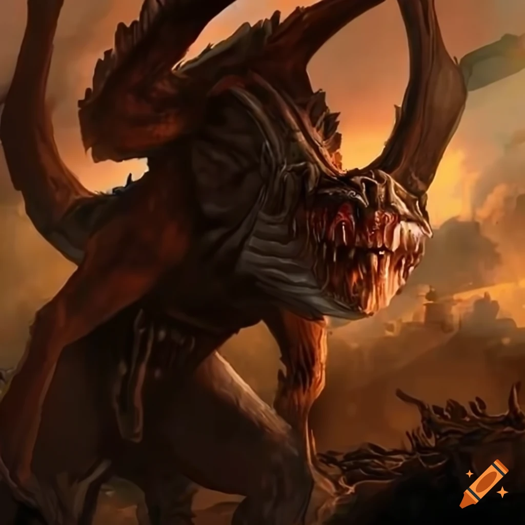 Deathclaw on Craiyon