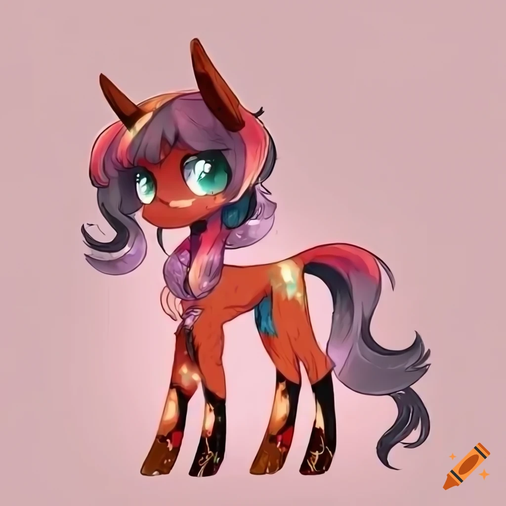 My little pony character original design full body detailed on Craiyon