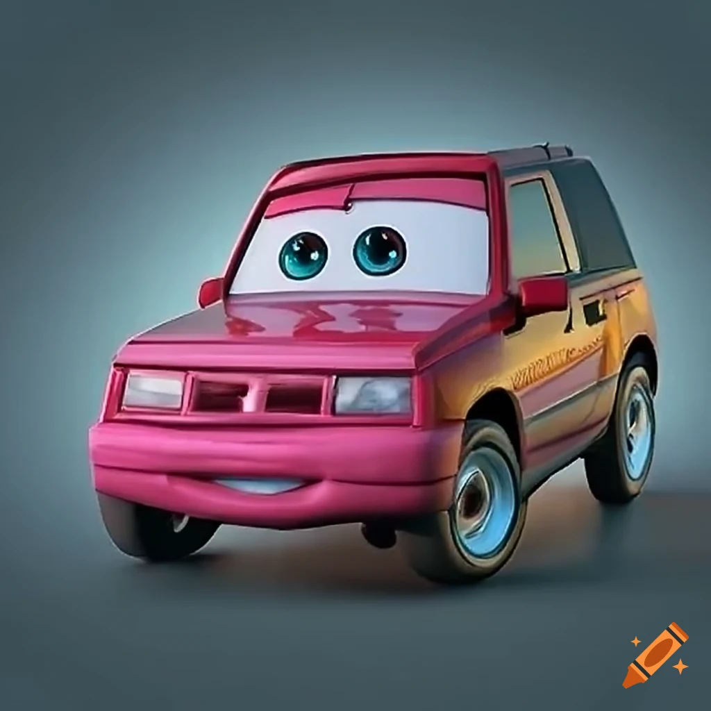 Pixar cars geo tracker on Craiyon