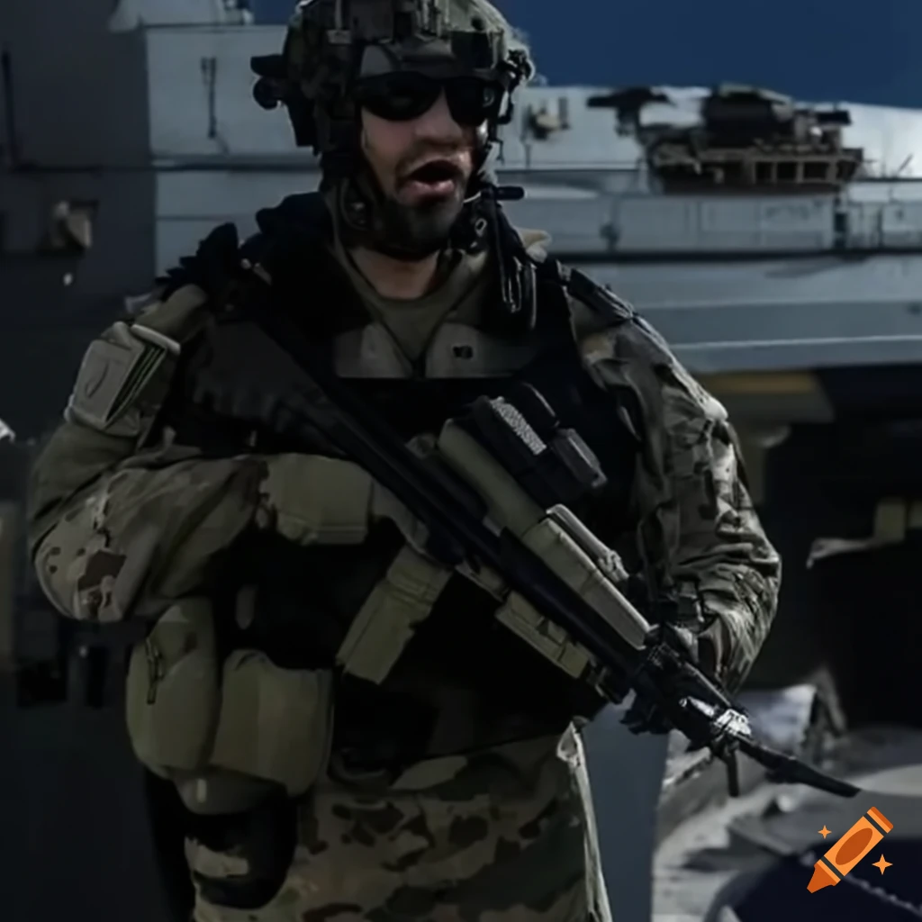 Us navy seal operator on Craiyon