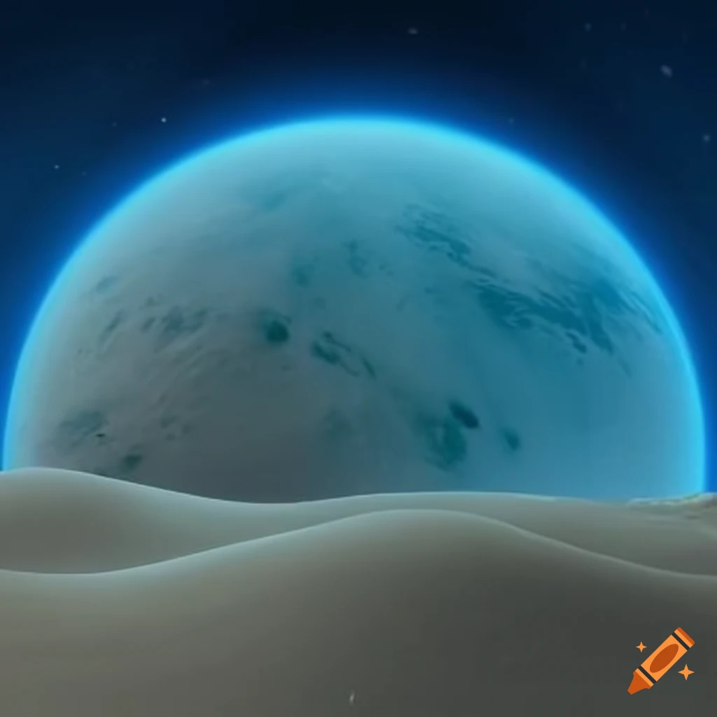 Sand planet on Craiyon