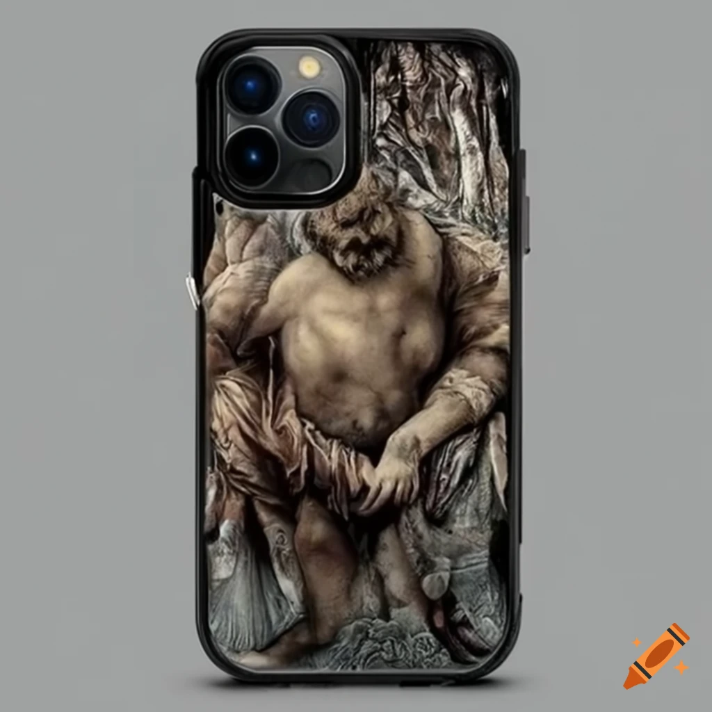 Scary beast titan iphone 15 phone case on Craiyon