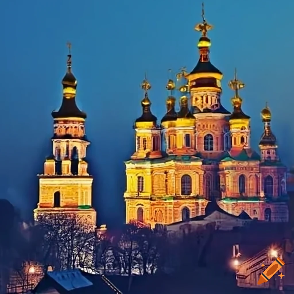 Kiev cityscape on Craiyon