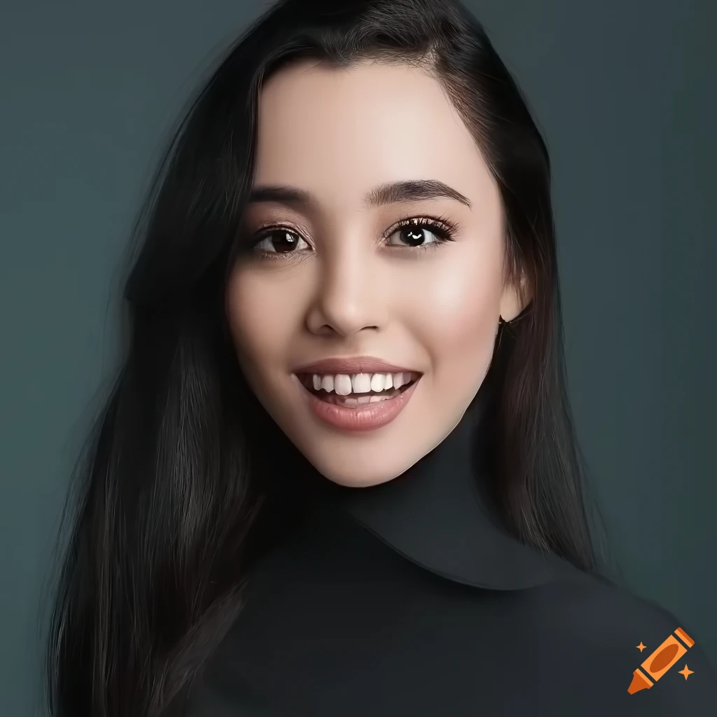 Studio quality photograph of a young woman with a simple skirt and ...