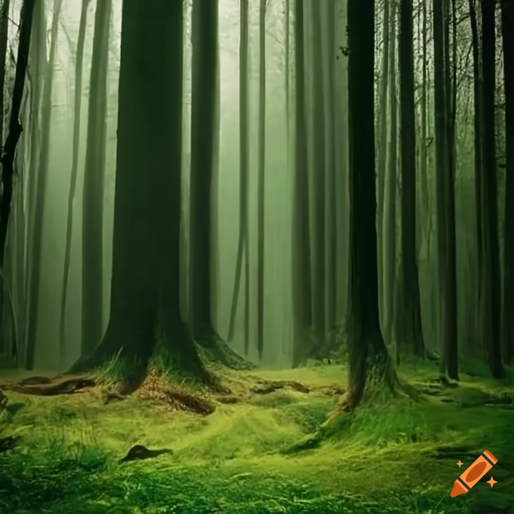 Forest view on Craiyon