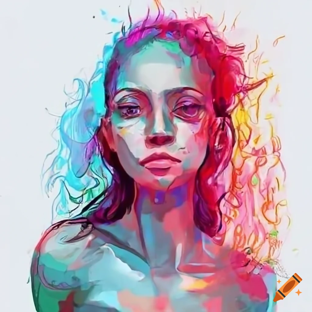 Abstract image on Craiyon