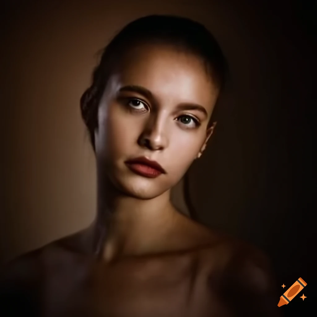 Portrait view on Craiyon