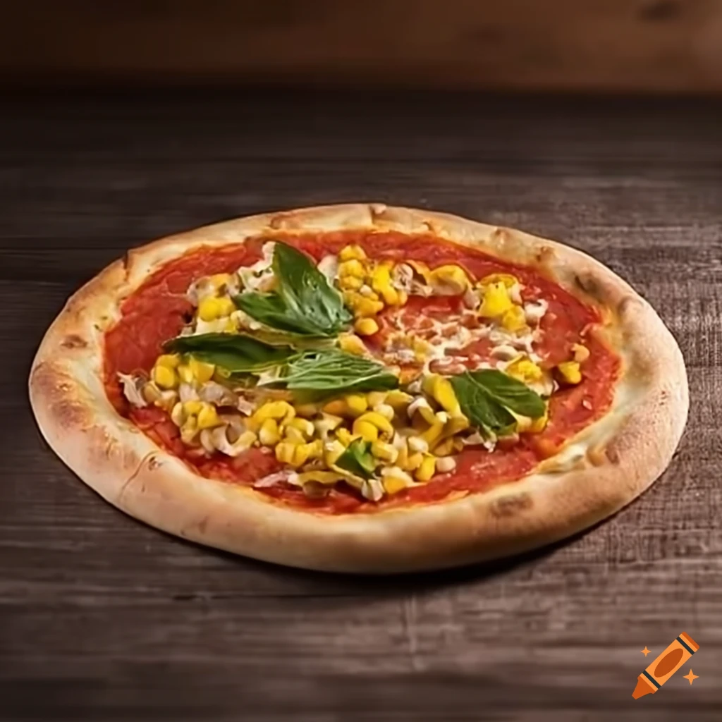 Corn pizza on Craiyon
