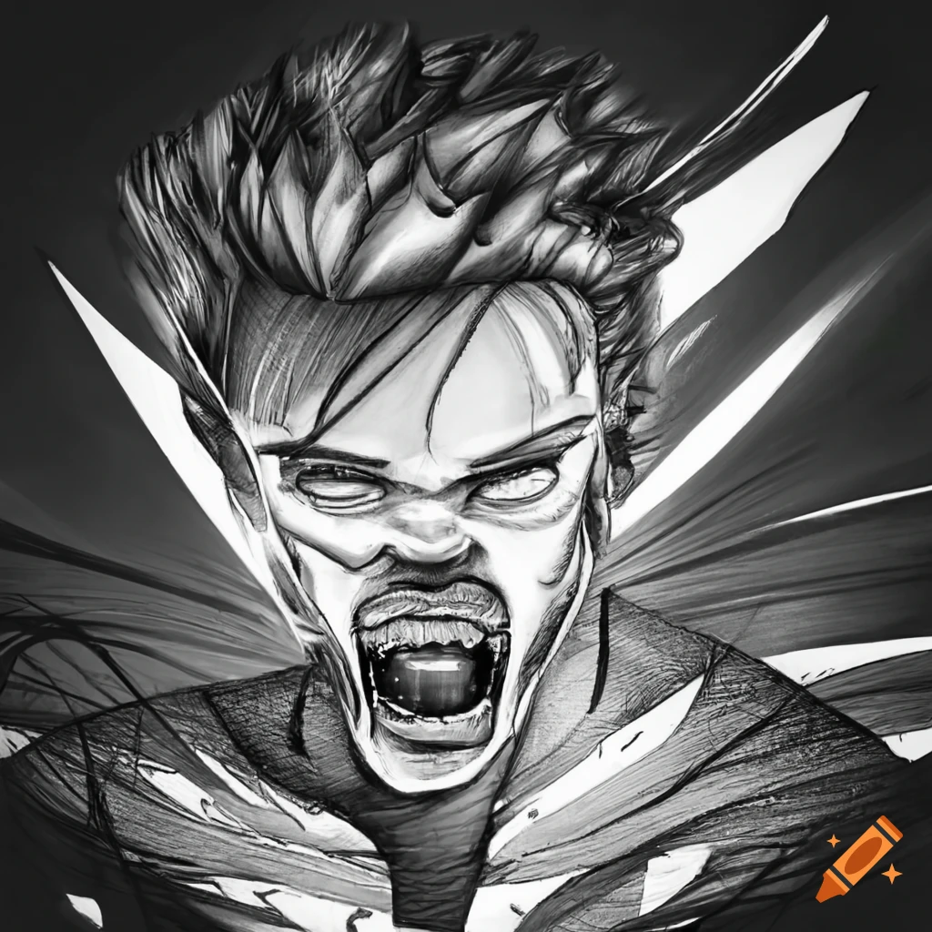 Abstract design in hyper style on Craiyon