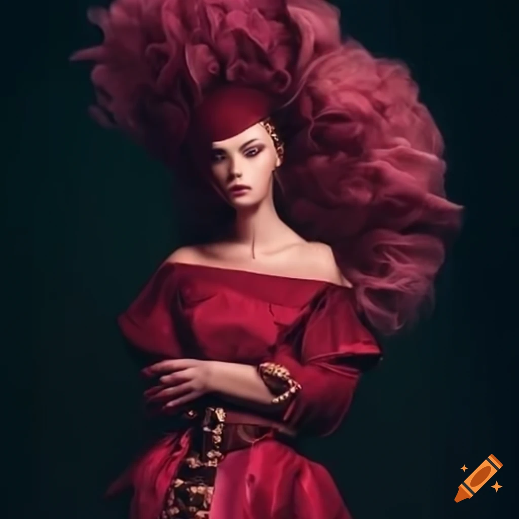 Portrait of an empress on Craiyon