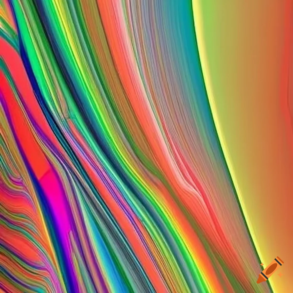 Abstract background with slanted lines in bright colors on Craiyon